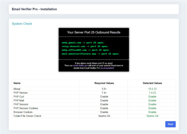 How to install an Email Verifier Pro - Queue Index Web Solutions
